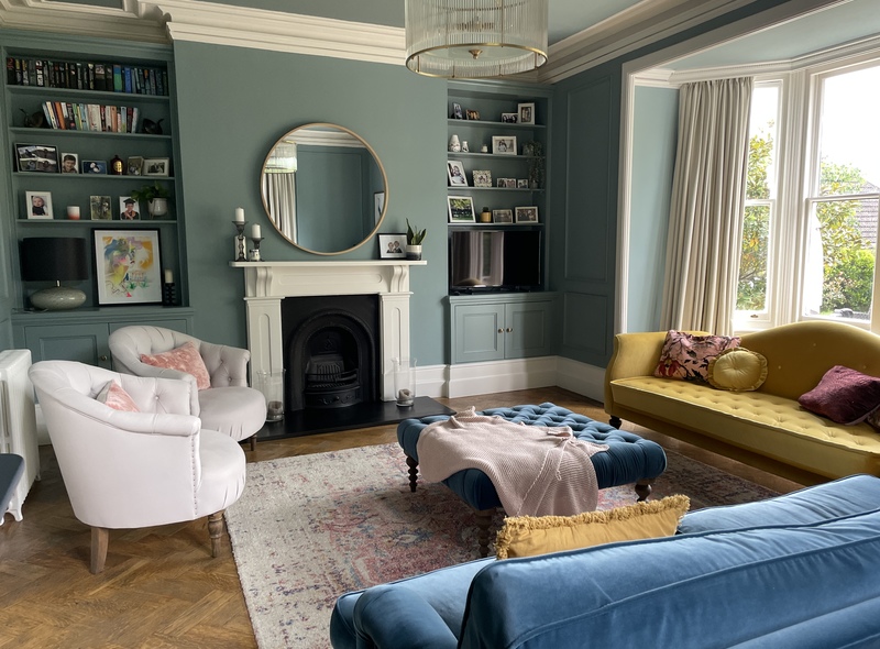 Colourful Classic Living Room | My Bespoke Room