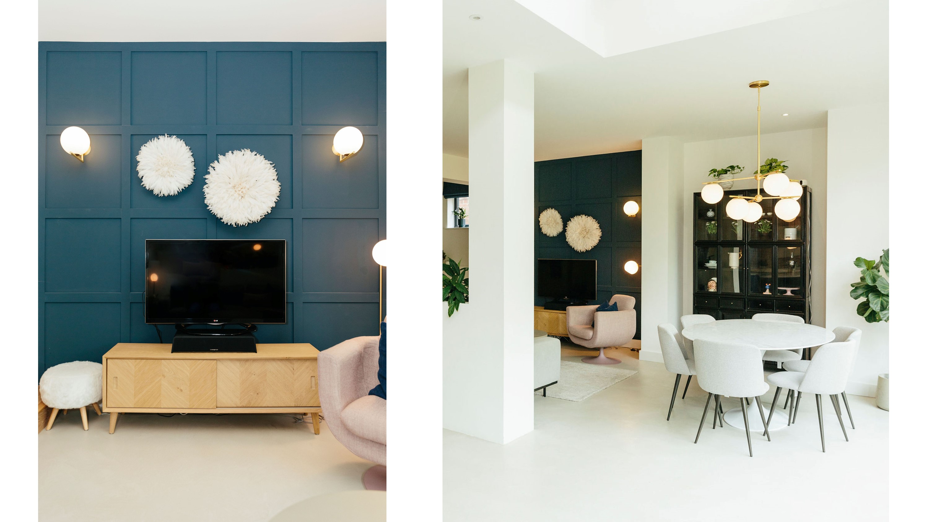 Tracy's Welcoming Open-Plan Space with Soft Neutral Tones
