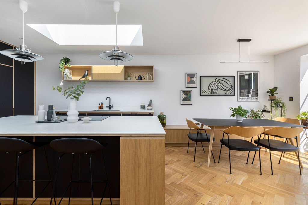 Alexa's Mid Century Plywood Kitchen | My Bespoke Room