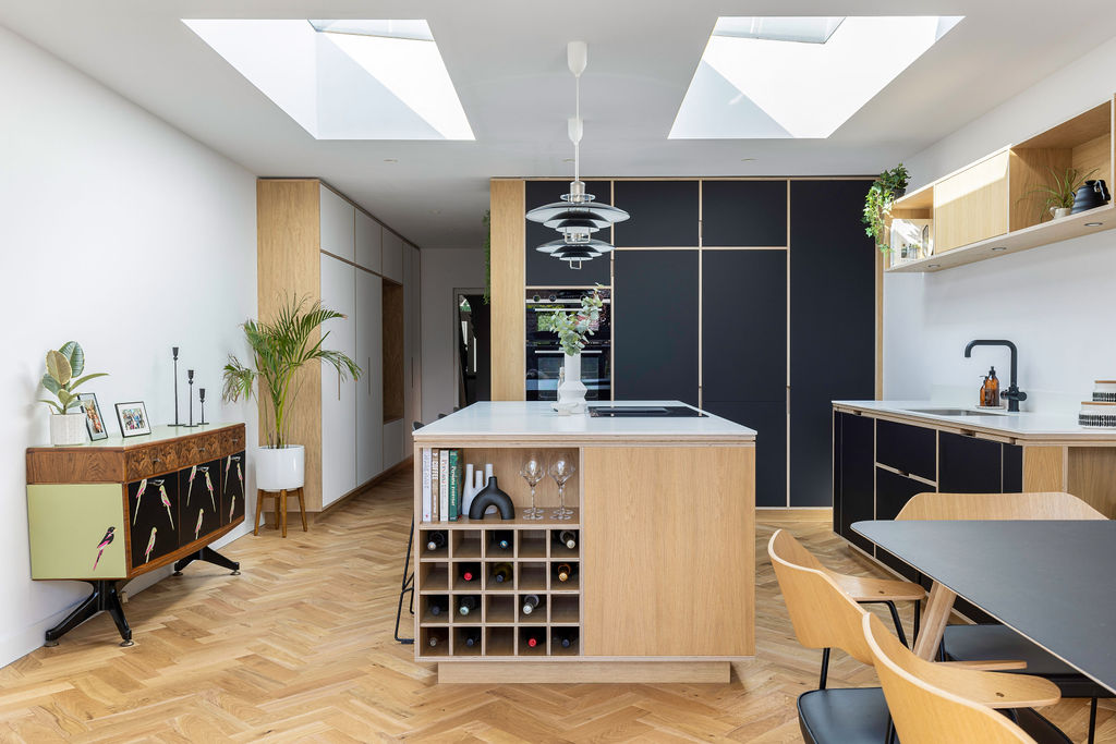 Alexa's Mid Century Plywood Kitchen | My Bespoke Room