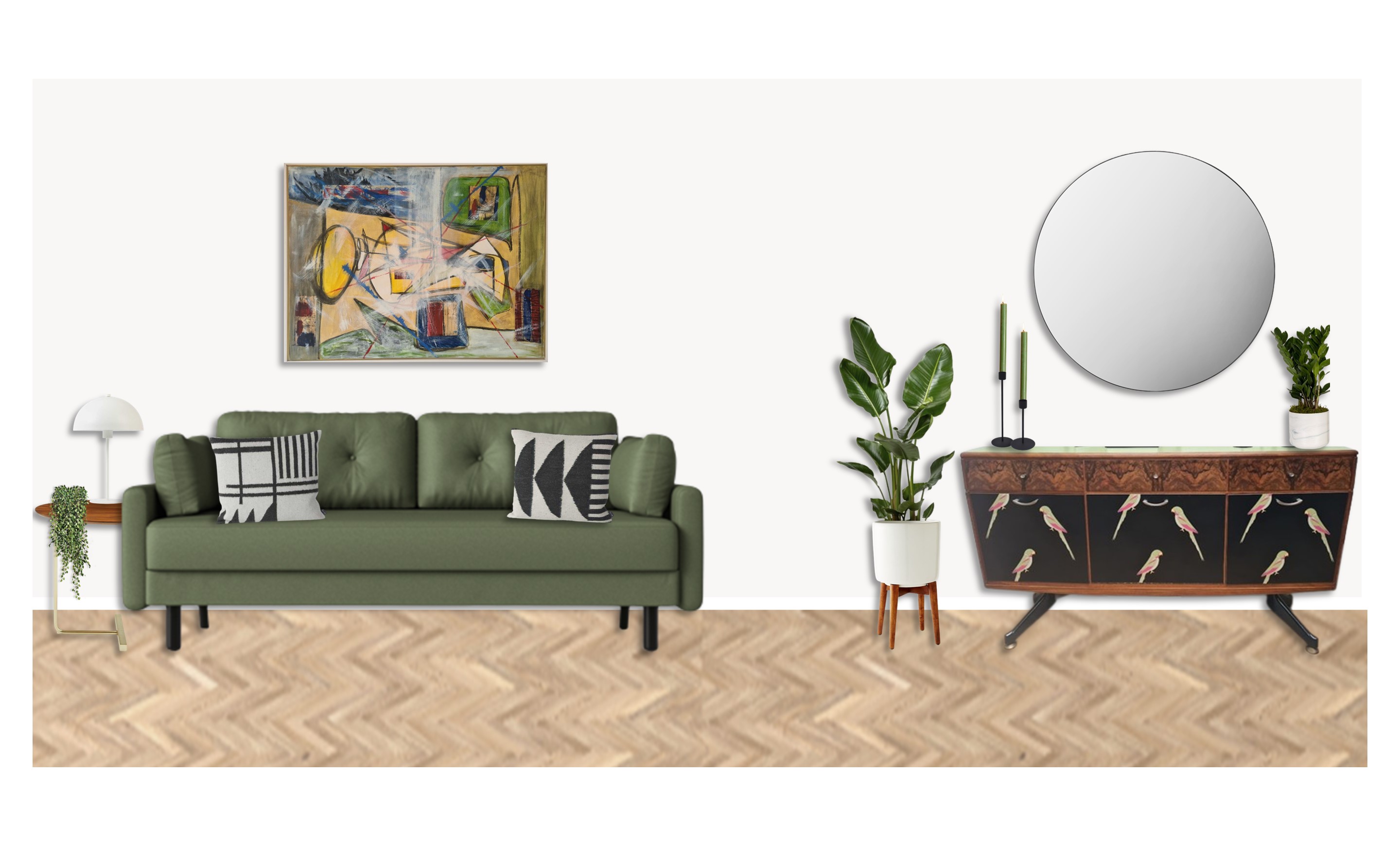 Alexa's Mid Century Plywood Kitchen | My Bespoke Room