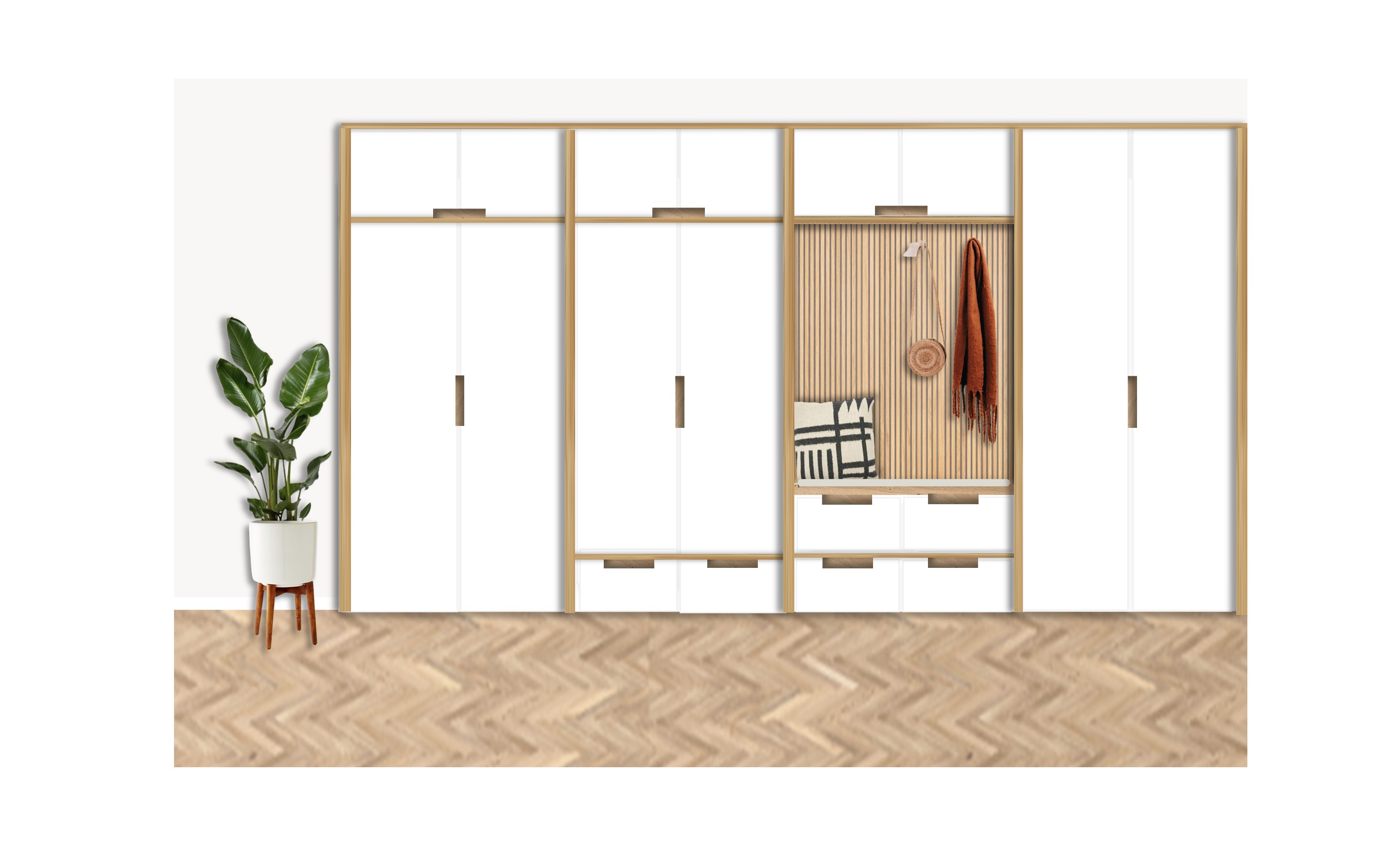 Alexa's Mid Century Plywood Kitchen | My Bespoke Room