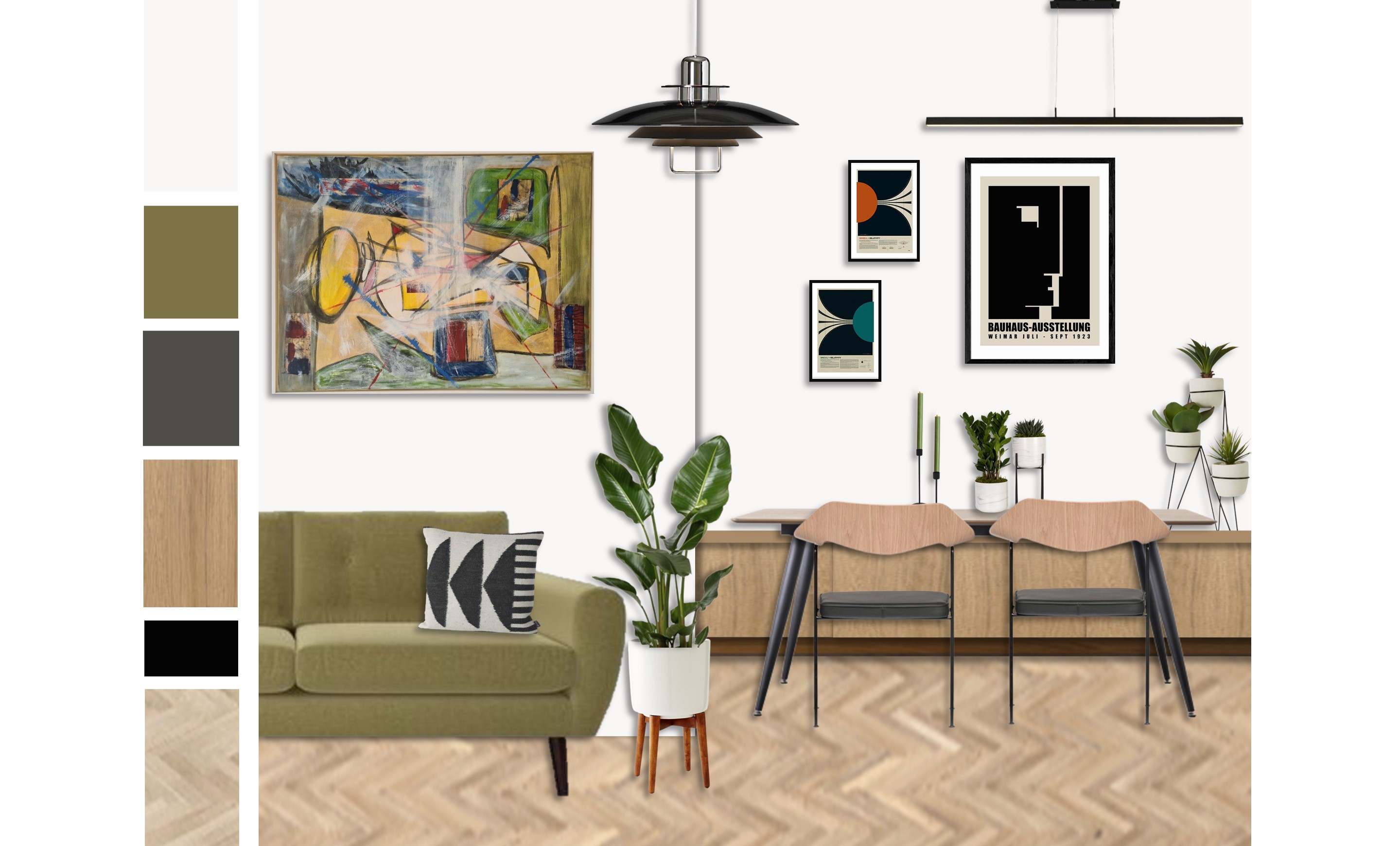 Alexa's Mid Century Plywood Kitchen | My Bespoke Room